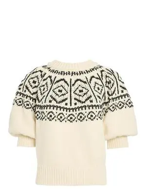 Altuzarra Howard Cotton-blend Sweater - Off-white