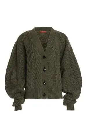 Altuzarra Eyton Wool-blend Sweater - Dark Green