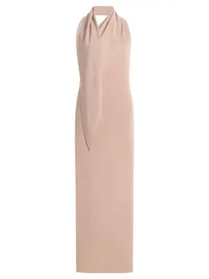 Altuzarra Mitchell Asymmetric Halterneck Knit Dress - Pink