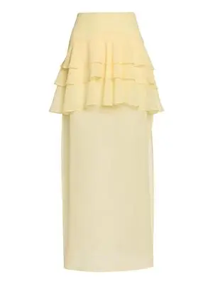 Altuzarra Musette Maxi Skirt - Yellow