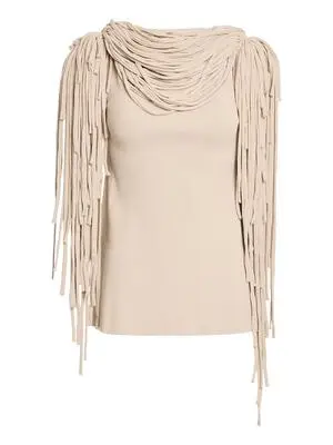 Altuzarra Carrington Fringe Top Neutral