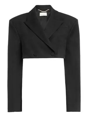 Altuzarra Coots Cropped Jacket - Black