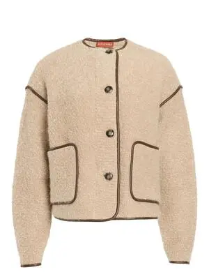 Altuzarra Irving Alpaca-blend Jacket - Neutral