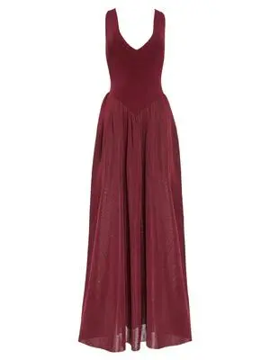 Altuzarra Lollie Maxi Dress - Burgundy