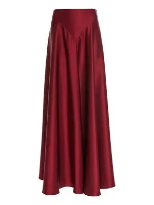 Altuzarra Ames Maxi Skirt - Burgundy