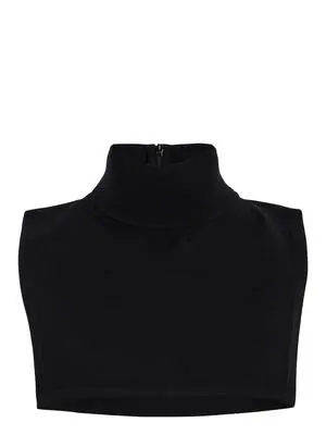 MICHAEL KORS Collared Knit Dickey Top
