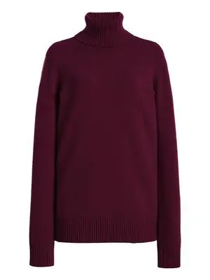 Michael Kors Turtleneck Cashmere Sweater - Burgundy