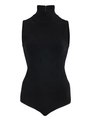 MICHAEL KORS Turtleneck Cashmere-Blend Bodysuit
