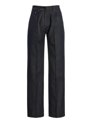 MICHAEL KORS Straight-Leg Wool-Cotton Trousers
