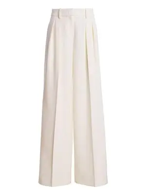 MICHAEL KORS Slouchy Virgin-Wool Wide-Leg Pants