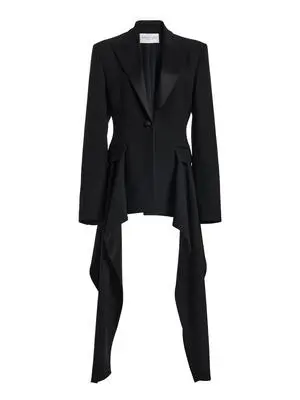 Michael Kors Cascade Tuxedo Blazer - Black