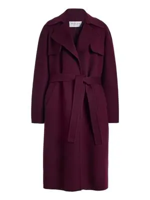 MICHAEL KORS Belted Virgin-Wool Trench Coat