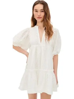 Poupette St Barth Aria Mini Dress - White