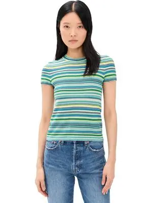 PISTOLA Selene Tee - Blue Green Multi