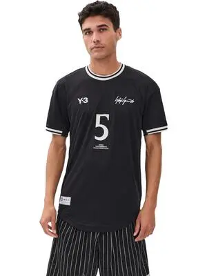 Y3 Elite 5 Football Tee - Black