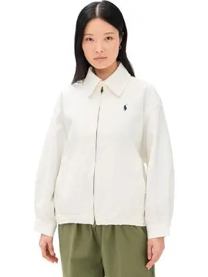 Polo Ralph Lauren Cotton Bomber Jacket - Trophy Cream