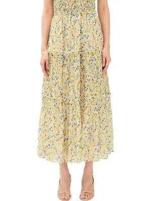ULLA JOHNSON Virginie Silk Skirt
