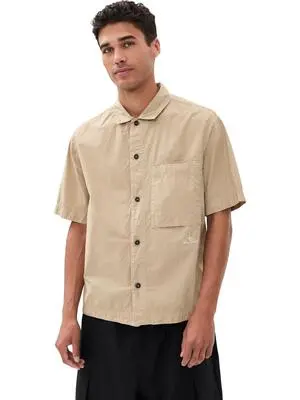 Stone Island Lightweight Cotton Shirt - Desert