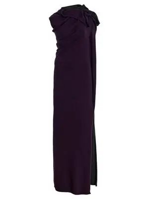 ZANKOV Melissime Merino-cashmere Maxi Dress - Purple