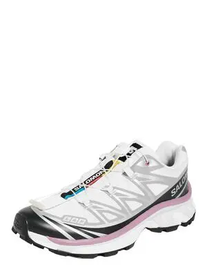 SALOMON Xt-6 Sneakers - White/black/dusky Orchid