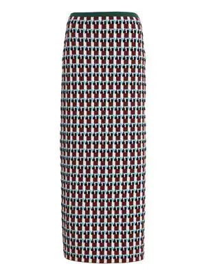 ZANKOV Raven Printed Midi Skirt - Print