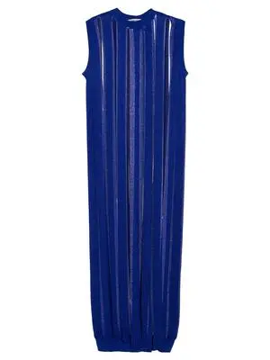 ZANKOV Maggy Lurex Maxi Dress - Blue