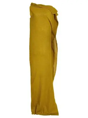 ZANKOV Millesime Draped Maxi Dress - Gold