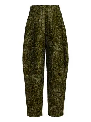 ASHLYN Blaine Cotton-linen Tailored Pants - Multi