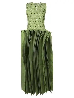 CHORUS Easterine Tiered Maxi Dress - Green