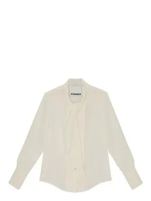 CHORUS Sawyer Silk Shirt - White