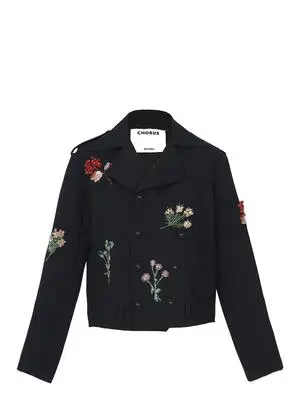CHORUS Antheia Embellished Jacket - Black