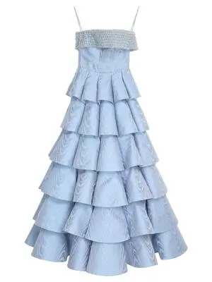 CHORUS Vanessa Ruffled Maxi Dress - Blue