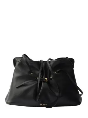 Prada Large Nappa Leather Tote - Black