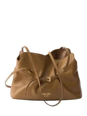 Prada Small Nappa Leather Bag - Brown