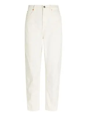 Polo Ralph Lauren Curved Tapered-leg Jeans - White