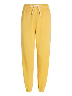 Polo Ralph Lauren Logo-embroidered Cotton Sweatpants - Yellow
