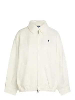 Polo Ralph Lauren Logo-embroidered Twill Jacket - Cream