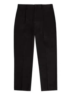 WAX LONDON Aubyn Tapered-leg Twill Trousers - Black