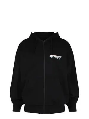 Givenchy World Tour Zip-up Hoodie - Black