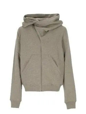 Rick Owens Mountain Hoodie - Melange Grey