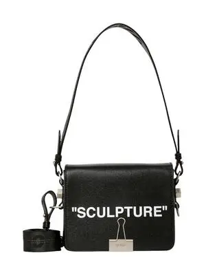 Off-White Binder Clip Bag Sculpture - Black White