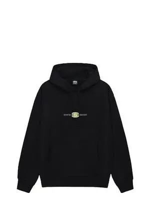 StÜssy Worldwide Dot Hoodie - Black