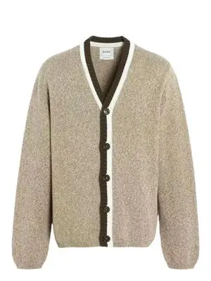 BARRIE V-neck Cashmere Cardigan - Neutrals