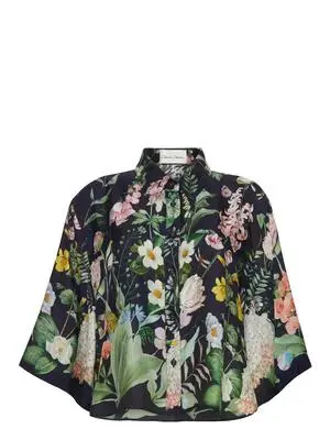 Cara Cara Calvia Floral-print Shirt - Blue