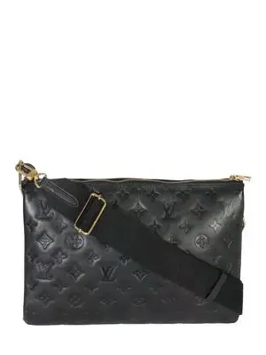 LOUIS VUITTON Coussin Mm Monogram Embossed Crossbody Bag - Black