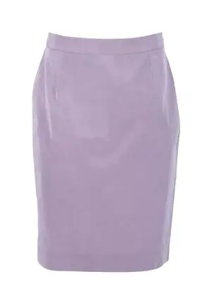 Red Valentino Pencil Midi Skirt - Purple