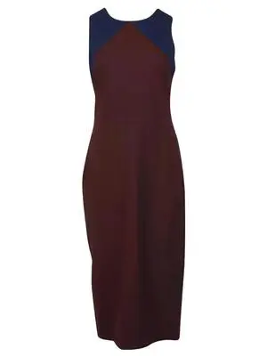 Diane Von Furstenberg Sleeveless Midi Dress - Red