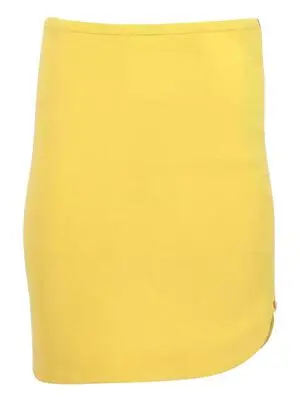 Ba&sh Dora Button Mini Skirt - Yellow