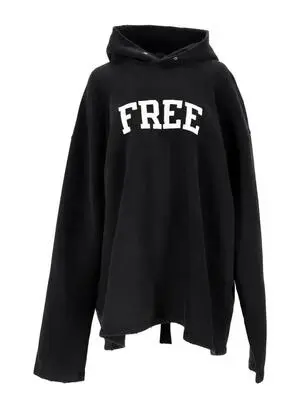 Balenciaga Oversized Hoodie - Black