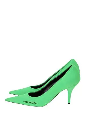 Balenciaga Pointed-toe Heeled Pumps - Green